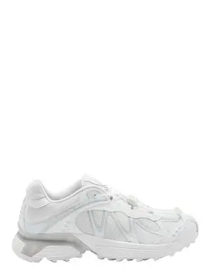 SALOMON Xt-whisper Panelled Mesh Sneakers - White And Grey