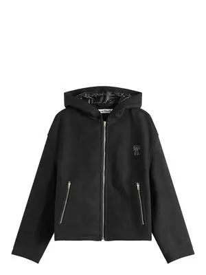 Acne Studios Overia Drap Wool Blouson - Black