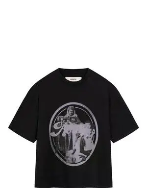 ROUGH. Graphic T-shirt - Black