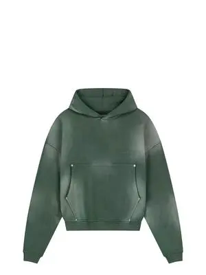 ROUGH. Embroidered Hoodie - Green
