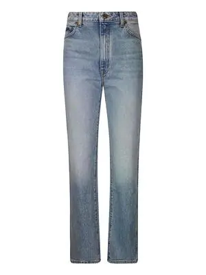 KHAITE Danielle Stretch-Cotton Jeans