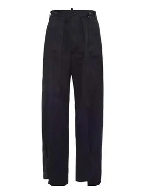 Dsquared2 Cotton Straight-leg Trousers - Black