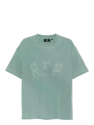 REPRESENT Logo-appliqué T-shirt - Green