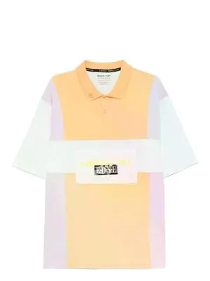 Martine Rose Colourblock Polo Shirt - Orange