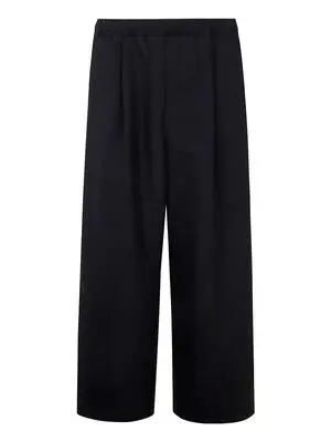 Comme Des Garçons Wool Trousers - Blue