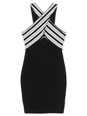 PATRIZIA PEPE Patrizia Pepe Striped Panel Mini Dress