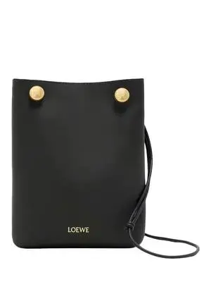Loewe Pebble Clutch - Black