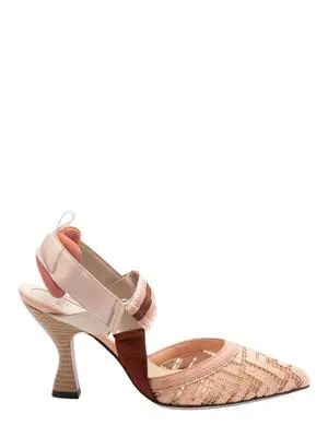 Fendi 85mm Colibri Pumps - Pink