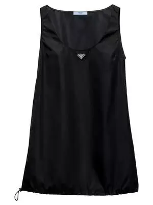Prada Re-nylon Mini-dress - Black
