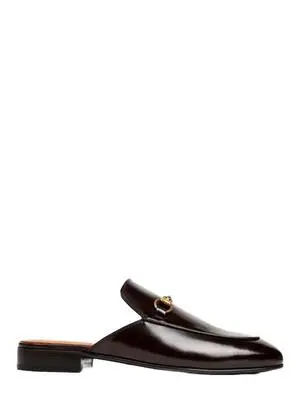 ANTHONY VEER Milano Horsebit Mule - Chestnut Brown
