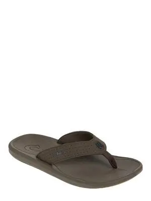 Olukai OluKai Ki Flip Flop Dark Java / Dark Java