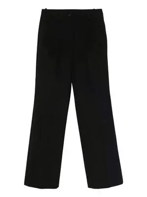 N°21 Pleated Trousers - Black