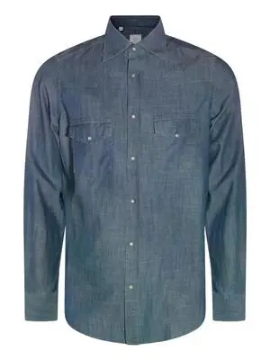 Eleventy Denim Shirt - Blue
