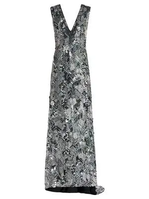 ILTA Sequin-embellished Maxi Dress - Black