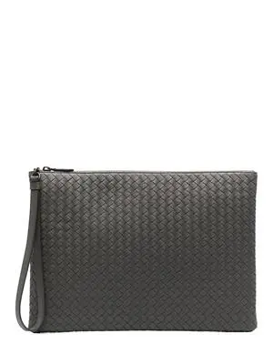 Bottega Veneta Intrecciato Document Case - Brown