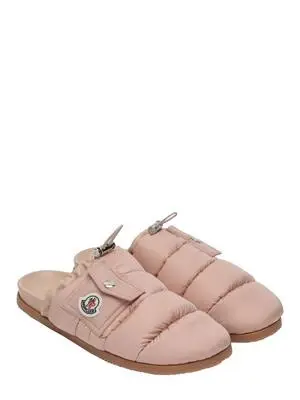 Moncler Mon Pocket Mules - Pink