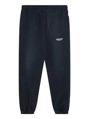 REPRESENT Washed Cotton Jogging Pants - Blue