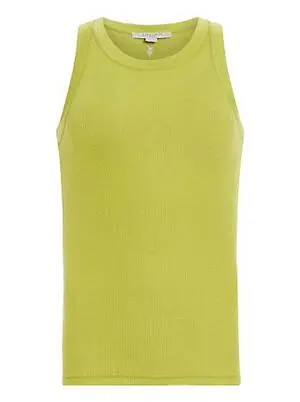 ALLSAINTS AllSaints Rina Stretch-Jersey Tank Top Unity Green