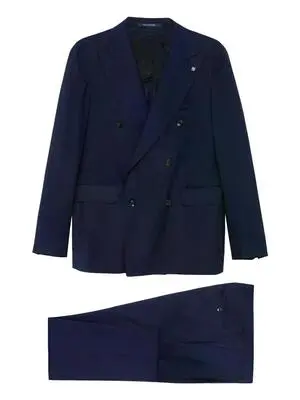 Tagliatore Virgin Wool Suit - Blue