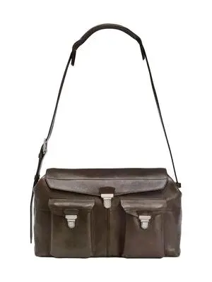 LEMAIRE Week-end Gear Shoulder Bag - Brown