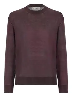 LANEUS Fine-knit Jumper - Brown
