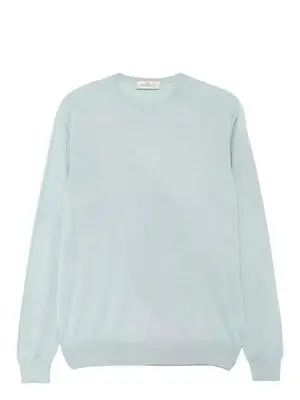 Bruno Manetti Fine-knit Sweater - Blue