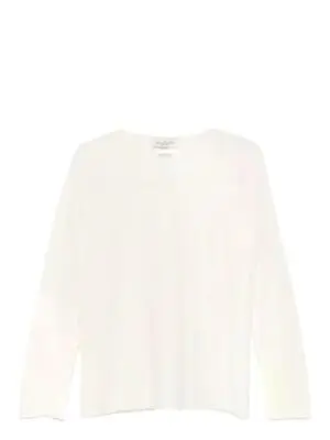 Bruno Manetti Cashmere Top - White