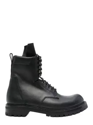 Rick Owens Army Combat Boots - Black