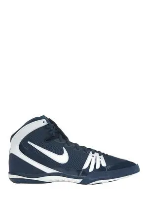 Nike Lace Up Athletic Sneakers - Navy Blue/white