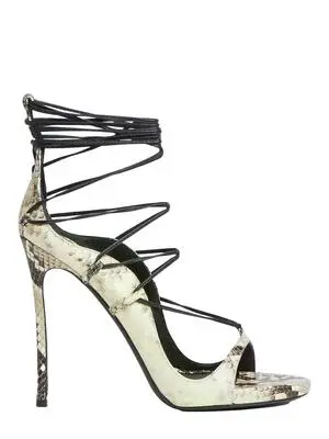 DSQUARED2 DSQUARED2 111mm Snakeskin Sandals