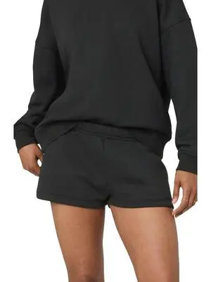 FLORENCE BY MILLS Cozy Crush Sweat Shorts - Black