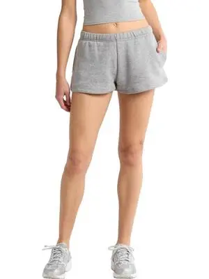 FLORENCE BY MILLS Cozy Crush Sweat Shorts - Heather Grey
