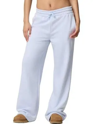FLORENCE BY MILLS Cozy Crush Wide Leg Sweatpants - Halogen Blue