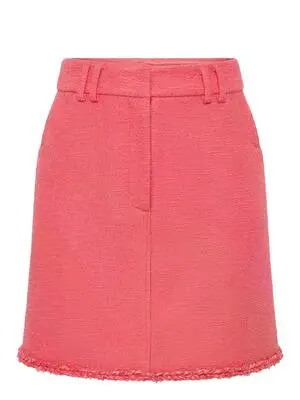 Rebecca Vallance Tweed Mini Skirt - Pink