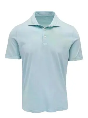Fedeli Jersey Polo Shirt - Blue