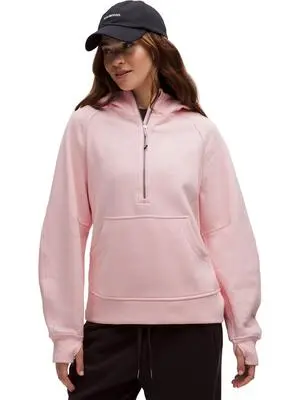 Lululemon Scuba Oversized Half-Zip Hoodie Blush Quartz
