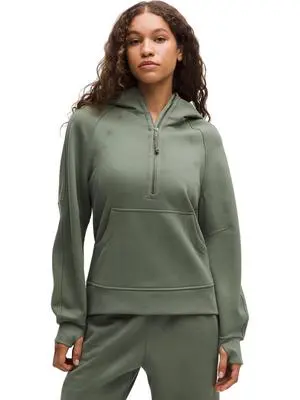 Lululemon Scuba Oversized Half-zip Hoodie - Willow Leaf