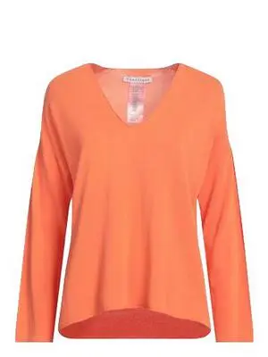CARACTÈRE Lightweight Knit Sweater - Orange