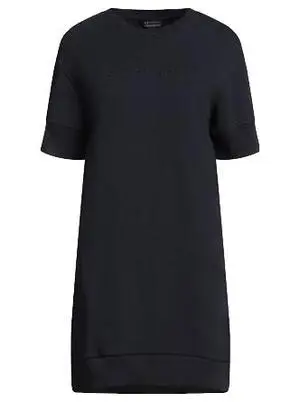 Armani Exchange Mini Dress With Embroidered Logo - Navy