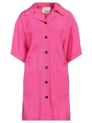Erika Cavallini Mini Shirt Dress - Fuchsia