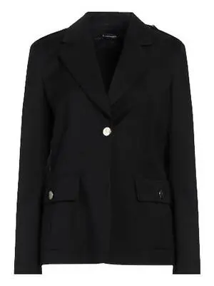 CRISTINAEFFE Single-breasted Twill Blazer - Black