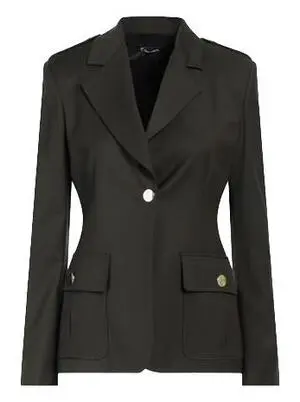 CRISTINAEFFE Single-breasted Twill Blazer - Green