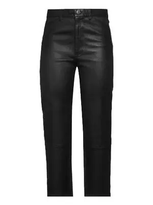 Sprwmn Leather Tapered Pants - Black
