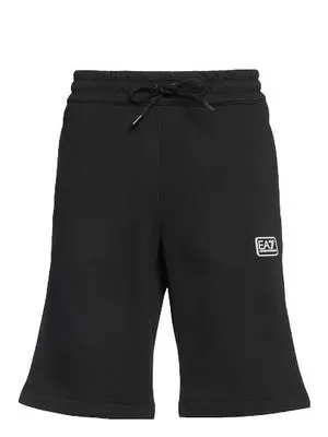 EA7 Athletic French Terry Shorts - Black
