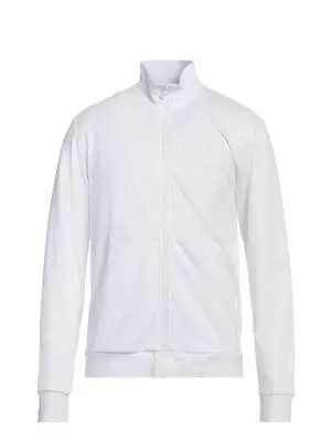 EA7 Cotton-elastane French Terry Sweatshirt - White