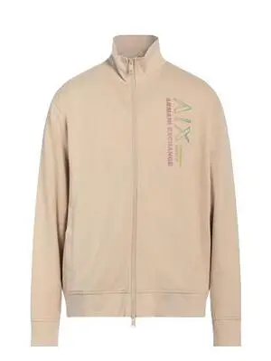 Armani Exchange Cotton-blend Sweatshirt - Beige