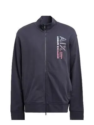Armani Exchange Cotton-blend Sweatshirt - Navy