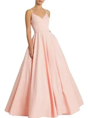Mac Duggal Classic A-line Ballgown - Blush