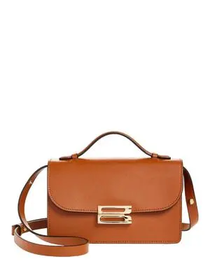 Victoria Beckham The Mini Dorian Shoulder Bag - Tan