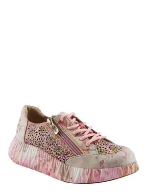 SPRING STEP SHOES Bloomington Platform Sneakers - Blush Multi